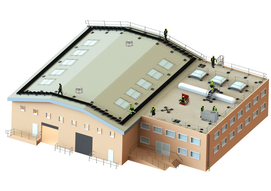 Skylight Fall Protection - Rooflight Covers and Skylight Railing - Kee ...